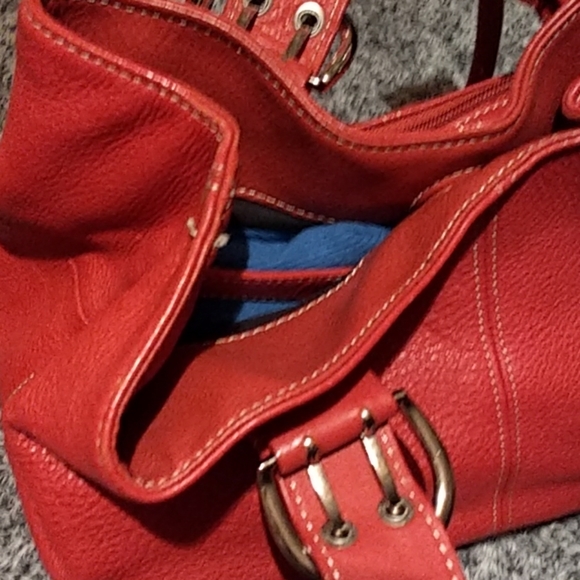 Tignanello | Bags | Authentic Tignanello Leather Orange Bag | Poshmark